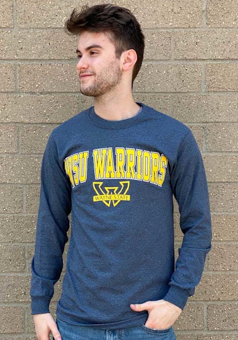 Warriors Arch Mascot Long Sleeve T Shirt