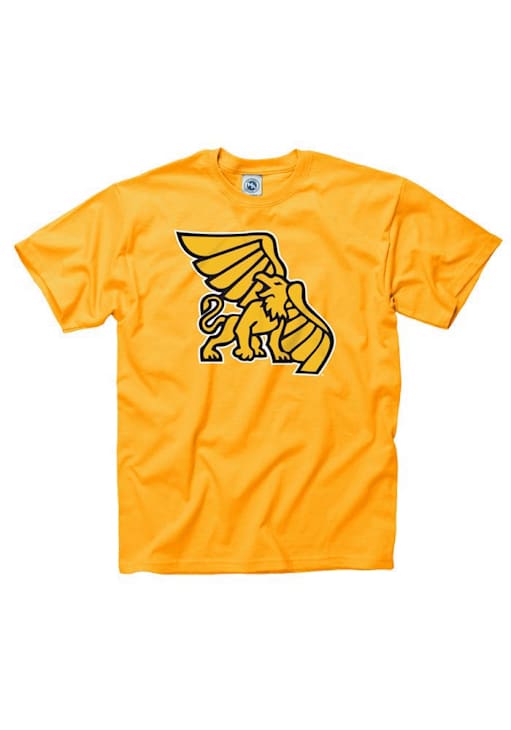 Missouri Western Griffons GOLD Mascot Graphic Short Sleeve T Shirt ...