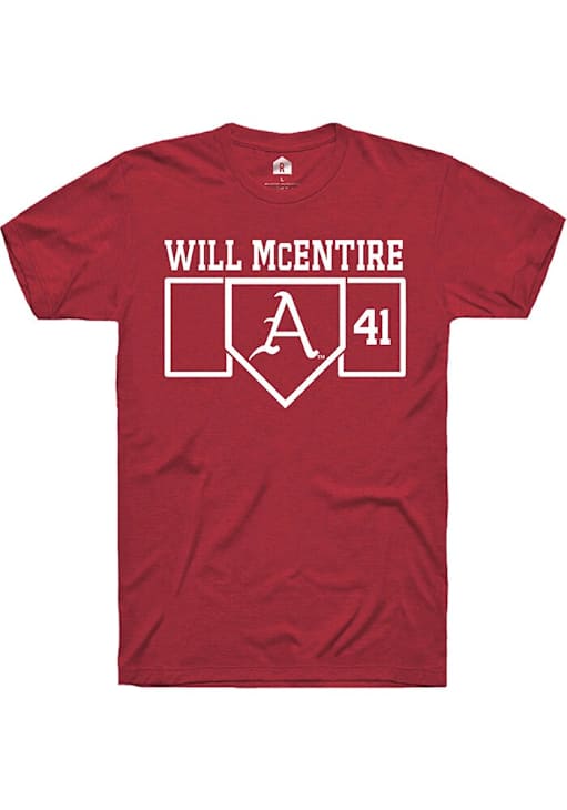 Will McEntire Arkansas Razorbacks Rally Red NIL Playing Field Short ...