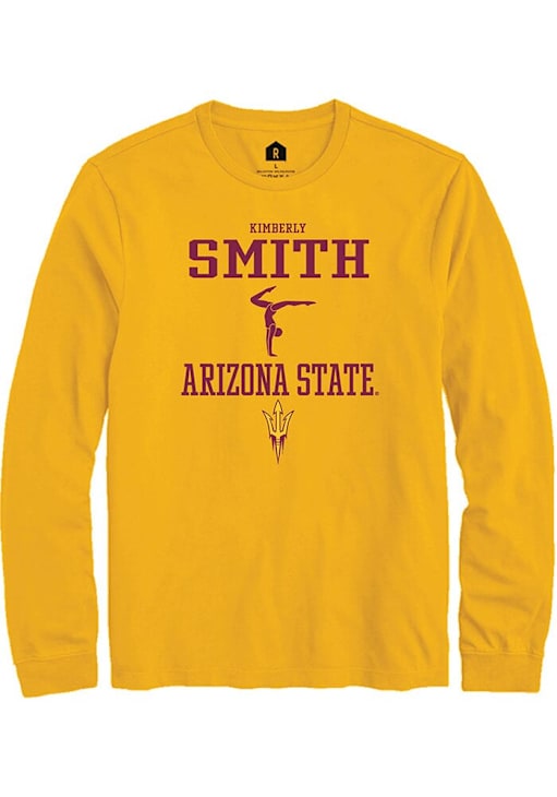 Kimberly Smith Arizona State Sun Devils Rally GOLD NIL Sport Icon Long ...