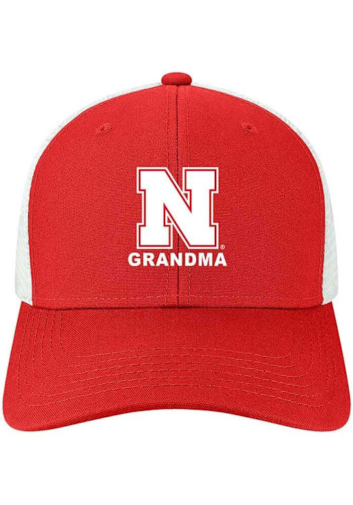 Nebraska Cornhuskers RED Grandma Mid Pro Trucker Adjustable Hat - 2525729
