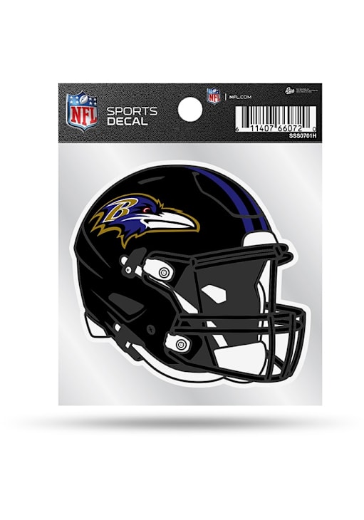 Baltimore Ravens DKPURPLE 4x4 Helmet Auto Decal - 2673733