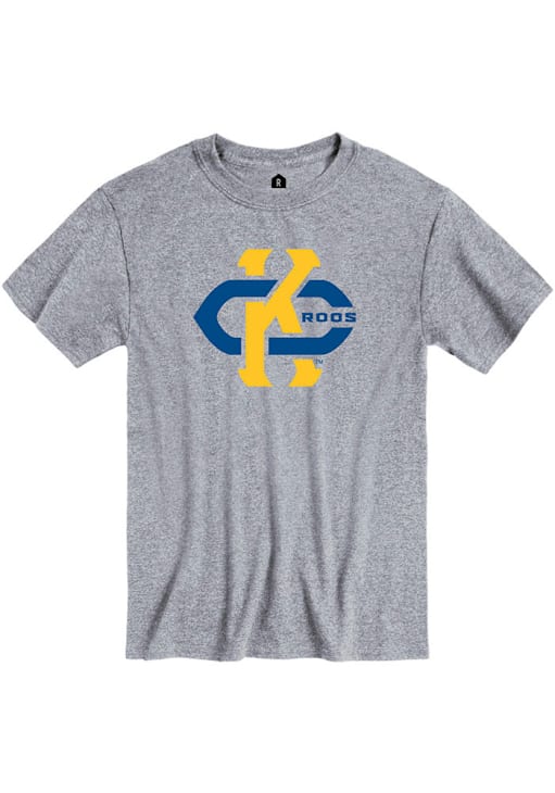 Rally UMKC Roos GREY VAULT KC Short Sleeve T Shirt - 27240906