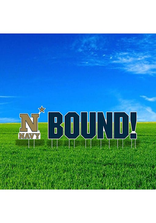 Navy Midshipmen NAVY Large Bound Yard Sign - 2733642
