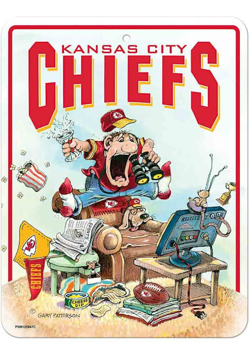 Kansas City Chiefs The Fan Metal Parking Sign Red - 2830757