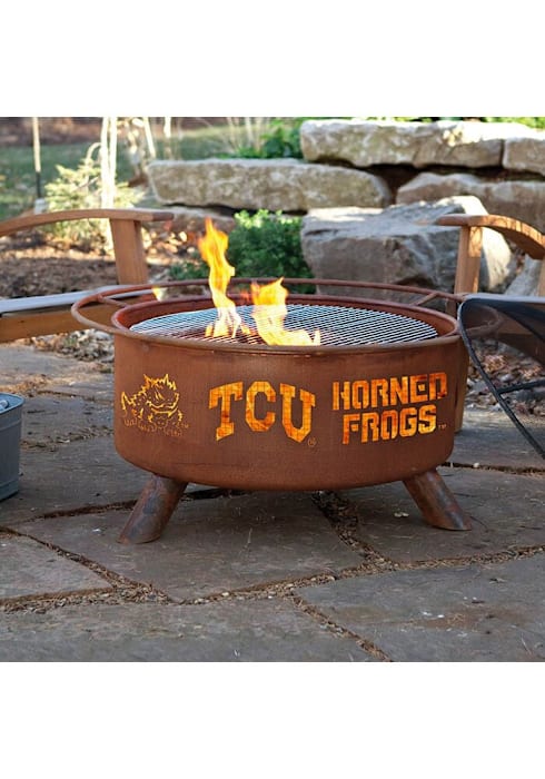 TCU Horned Frogs 30x16 Fire Pit