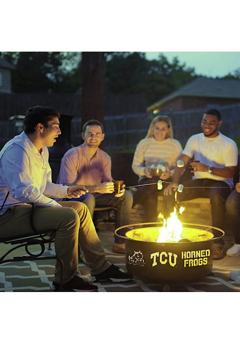 TCU Horned Frogs 30x16 Fire Pit