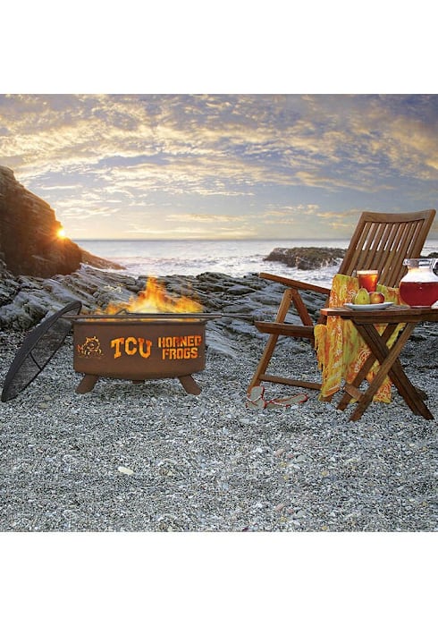 TCU Horned Frogs 30x16 Fire Pit