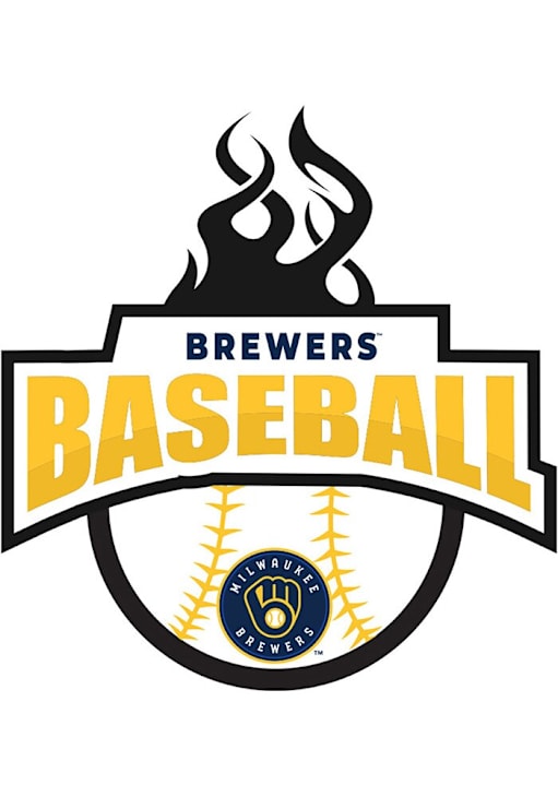 Milwaukee Brewers Souvenir | Milwaukee Brewers Stickers NAVY 3in ...