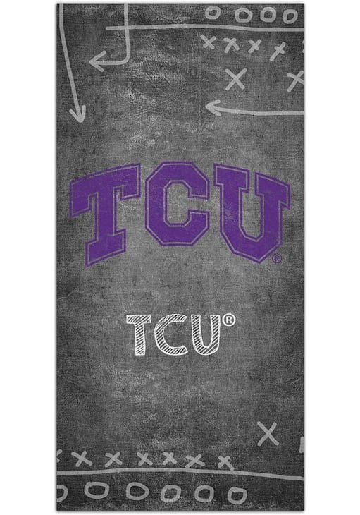 TCU Horned Frogs Chalk Playbook Sign PURPLE - 326210964