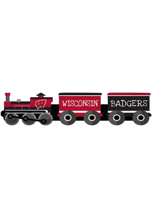Wisconsin Badgers Train Cutout Sign Red - 326214507