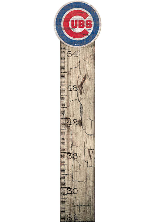 Chicago Cubs Growth Chart Sign BLUE - 32626726