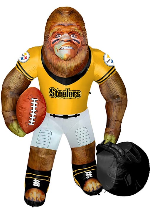 Pittsburgh Steelers YELLOW Outdoor Inflatable Big Footballer - 337264724