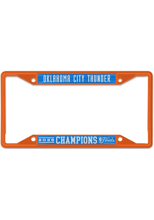 Oklahoma City Thunder License Plate Frame - Oklahoma City Thunder LIGHT ...