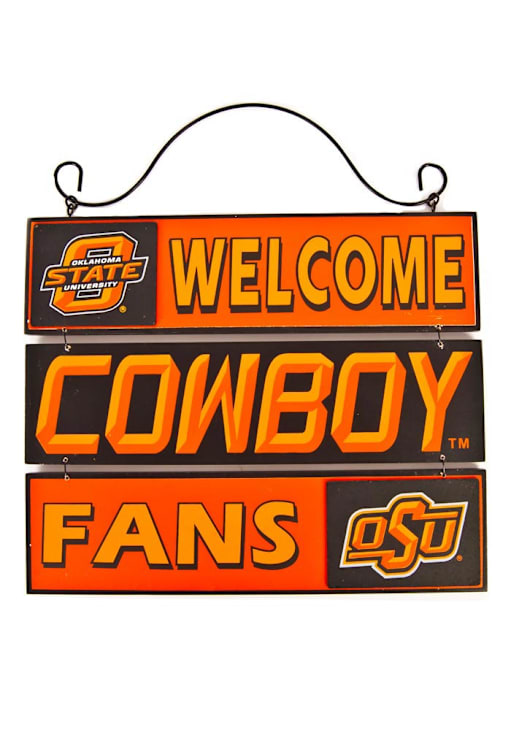 Oklahoma State Cowboys Welcome Sign ORANGE - 34940112