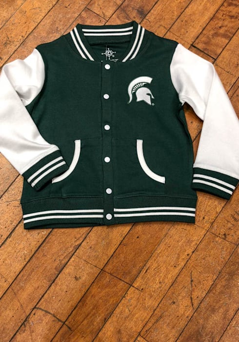 Michigan State Spartans Toddler Varsity Light Jacket - Green