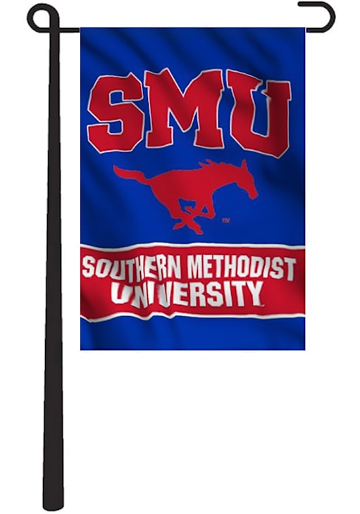 SMU Mustangs BLUE 13x18 Blue Garden Flag - 3562354