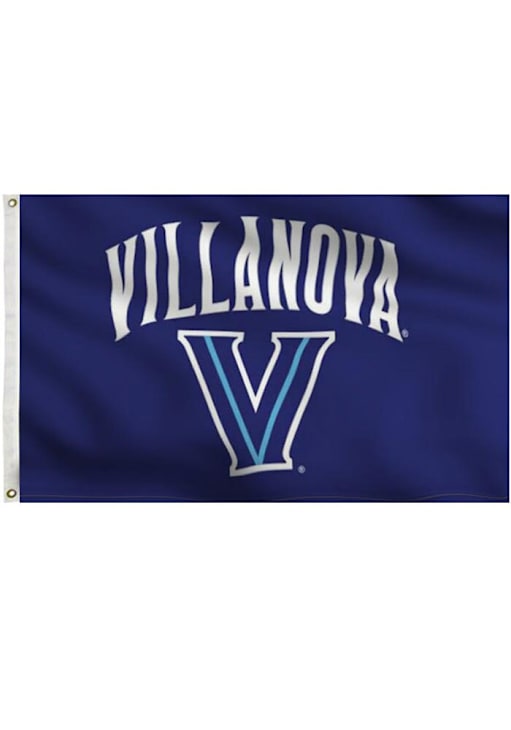 Villanova Wildcats 3x5 Blue Grommet NAVY Silk Screen Grommet Flag - 3562393