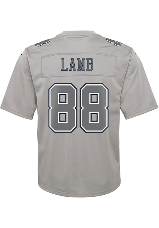 Dallas Cowboys CeeDee Lamb Youth Atmosphere GREY Nike Football Jersey ...