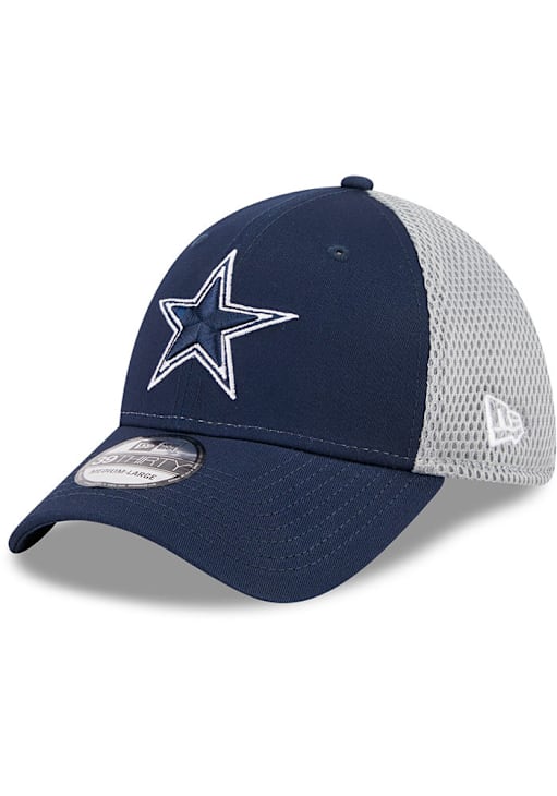 Dallas Cowboys Mens Star Logo 2T STM Neo 39THIRTY NAVY New Era Flex Hat ...