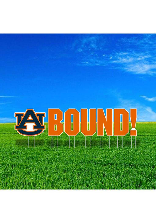 Auburn Tigers ORANGE Large Bound Yard Sign - 43579437
