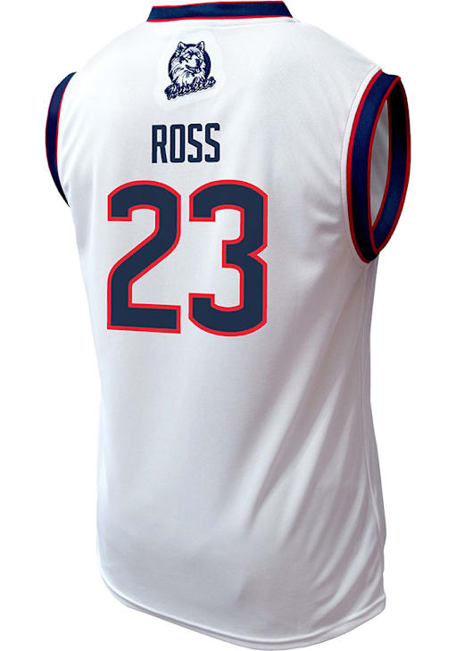 Jayden Ross UConn Huskies White NIL Jersey - 43680084