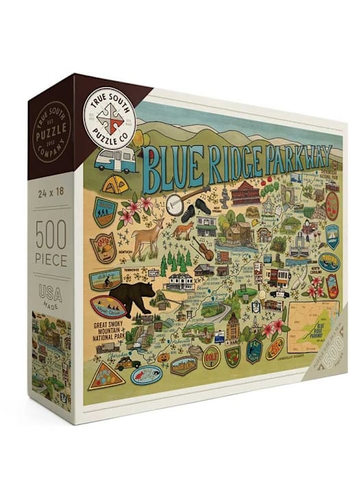 Virginia White Blue Ridge Parkway 500 Piece Puzzle - 44509860