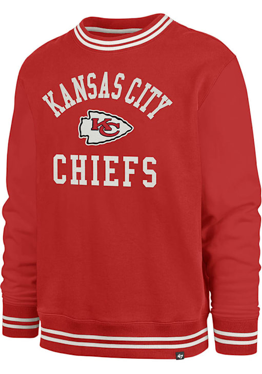 47 Kansas City Chiefs Mens Red Clubhouse View Sierra Long Sleeve ...