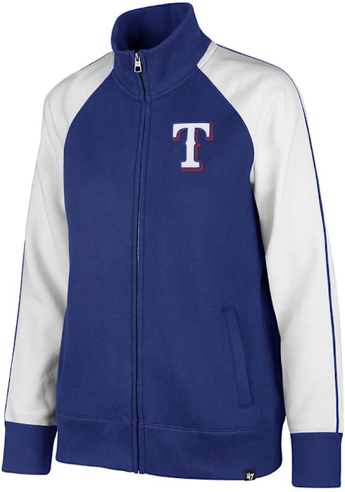 Texas Rangers 47 Womens Blue Headline Track Jacket