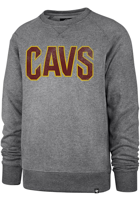 47 Cleveland Cavaliers Imprint Match Long Sleeve Fashion Sweatshirt - Grey