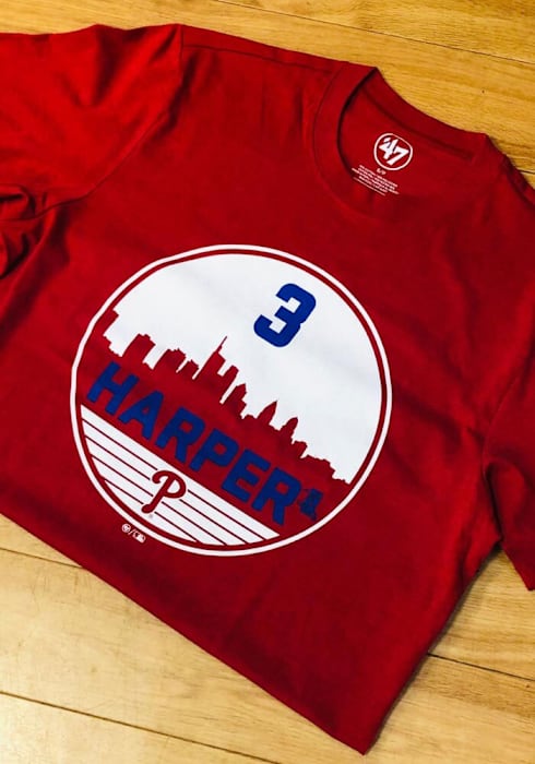 Bryce Harper Phillies Club Short Sleeve Player T Shirt