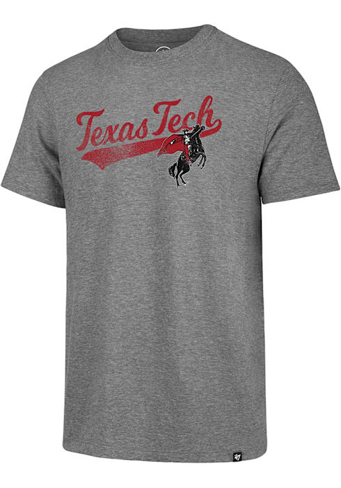 Red Raiders Script Match Short Sleeve Fashion T Shirt