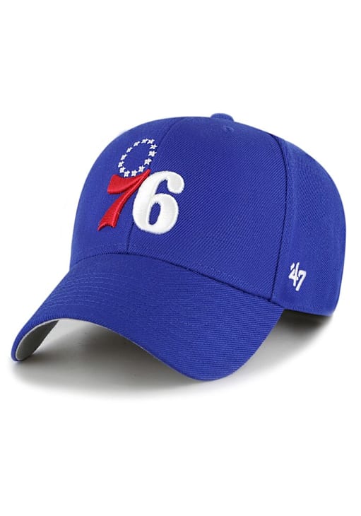47 Philadelphia 76ers ROYAL MVP Adjustable Hat - 48016218