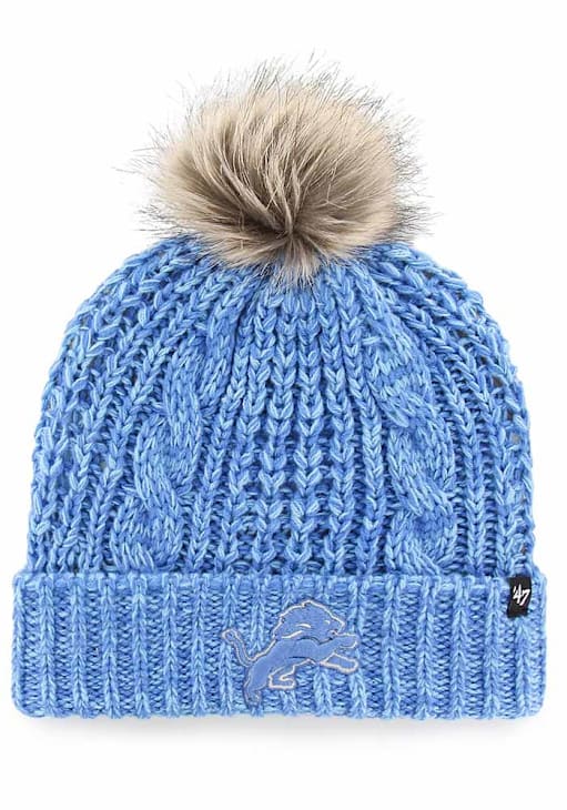 Detroit Lions 47 Womens BLUE Meeko Cuff Knit Hat - 48017211