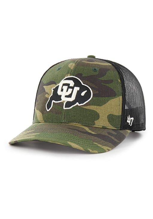47 Colorado Buffaloes CAMO Camo Trucker Adjustable Hat - 48017758