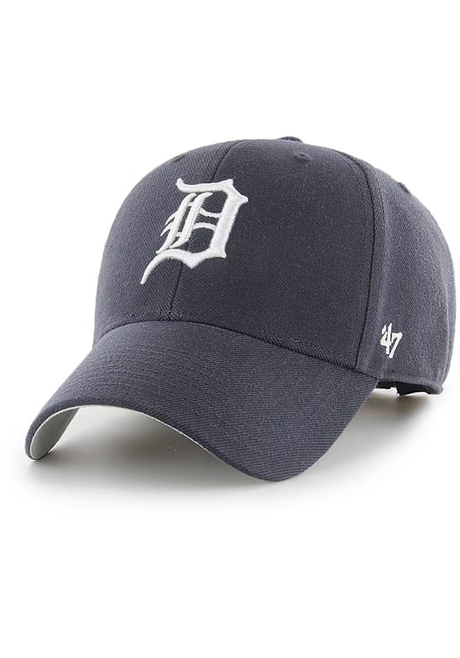 47 Detroit Tigers NAVY MVP Design Adjustable Hat - 48020765