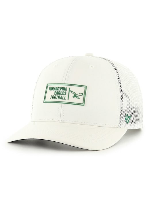 47 Philadelphia Eagles CHALK Retro Cypher Trucker Adjustable Hat - 48023983