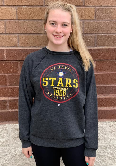 Original Retro Brand St Louis Stars Raglan Crew Long Sleeve Fashion ...