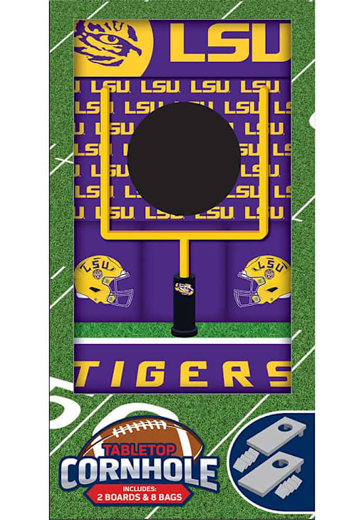 LSU Tigers Toy | LSU Tigers Game PURPLE Tabletop Cornhole - 495720206