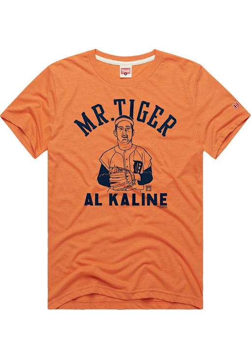 Al Kaline Detroit Tigers ORANGE Player Portrait Short Sleeve Fashion ...