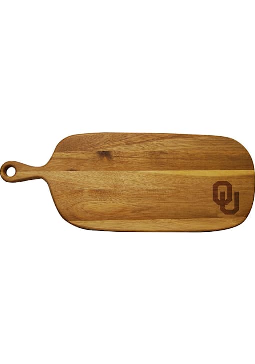 Oklahoma Sooners BROWN Acacia Paddle Wood Cutting Board - 52410212