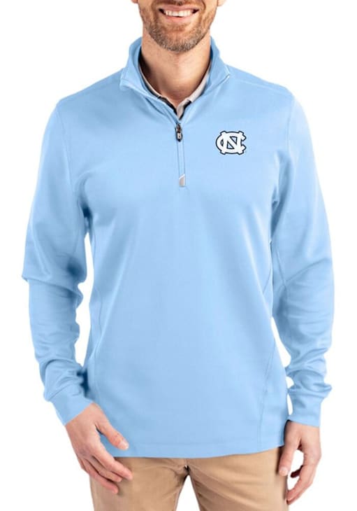 Cutter and Buck North Carolina Tar Heels Mens LIGHT BLUE Traverse ...