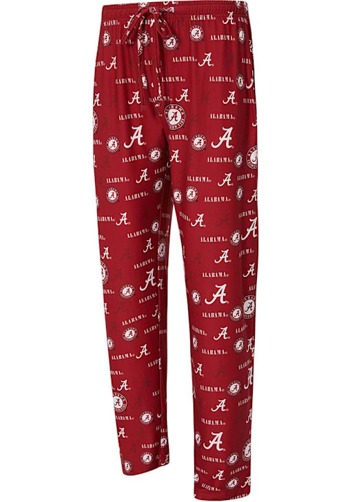 Alabama Crimson Tide Mens Concepts Sport CRIMSON Mosaic Sleep Pants ...