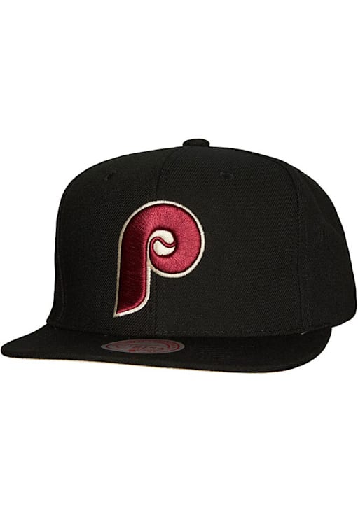 Philadelphia Phillies Mitchell and Ness BLACK Team Classic Cooperstown ...