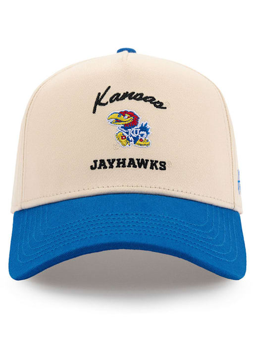 Kansas Jayhawks IVORY 2T Tradition Adjustable Hat - 5693093