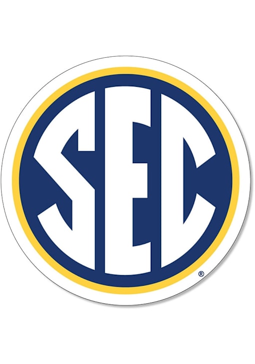 SEC White 3 Inch Logo Auto Decal - 570063416