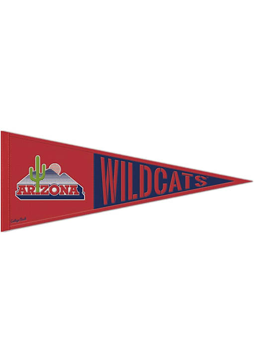 Arizona Wildcats 13x32 Vault Logo Pennant - RED