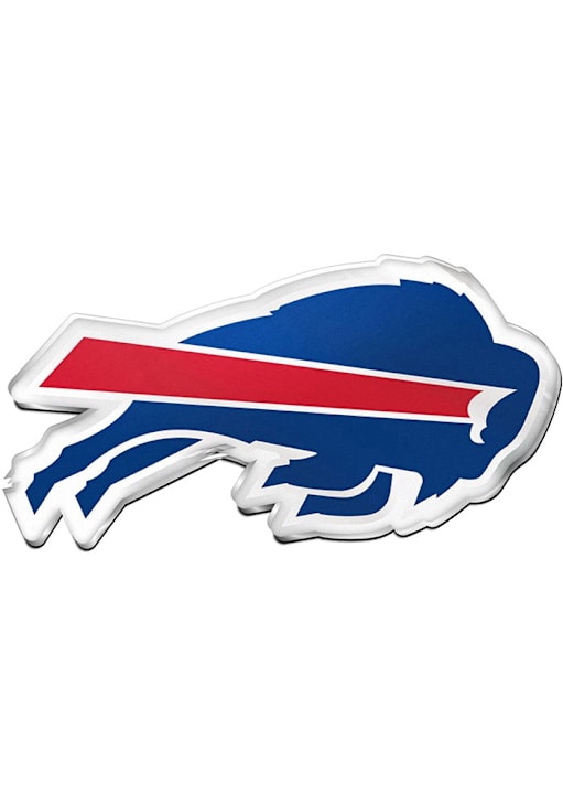 Buffalo Bills BLUE 3x4 Acrylic Metallic Design Car Emblem - 57119267