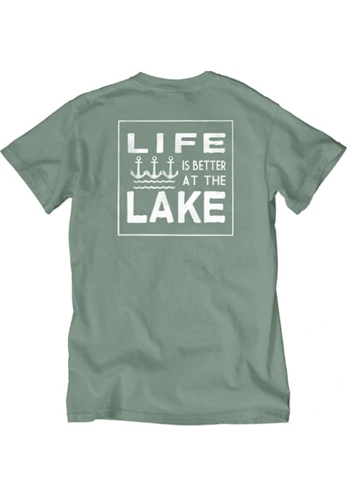 Rally Green Lake Life Short Sleeve T Shirt