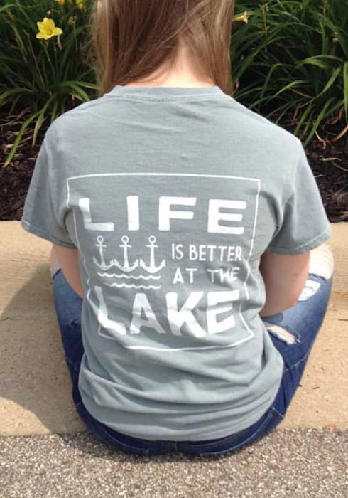Rally Green Lake Life Short Sleeve T Shirt